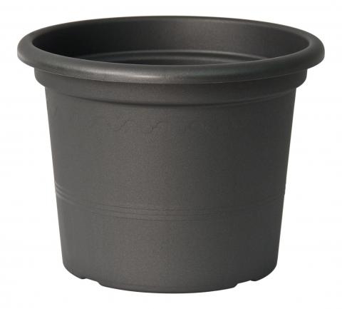 GEO ROUND POT 55CM - ANTHRACITE (Euro3plast - ITALY)