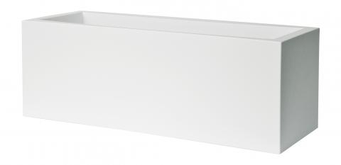 KUBE CASSETTA PLANT BOX 80CM - WHITE (Euro3plast - ITALY)
